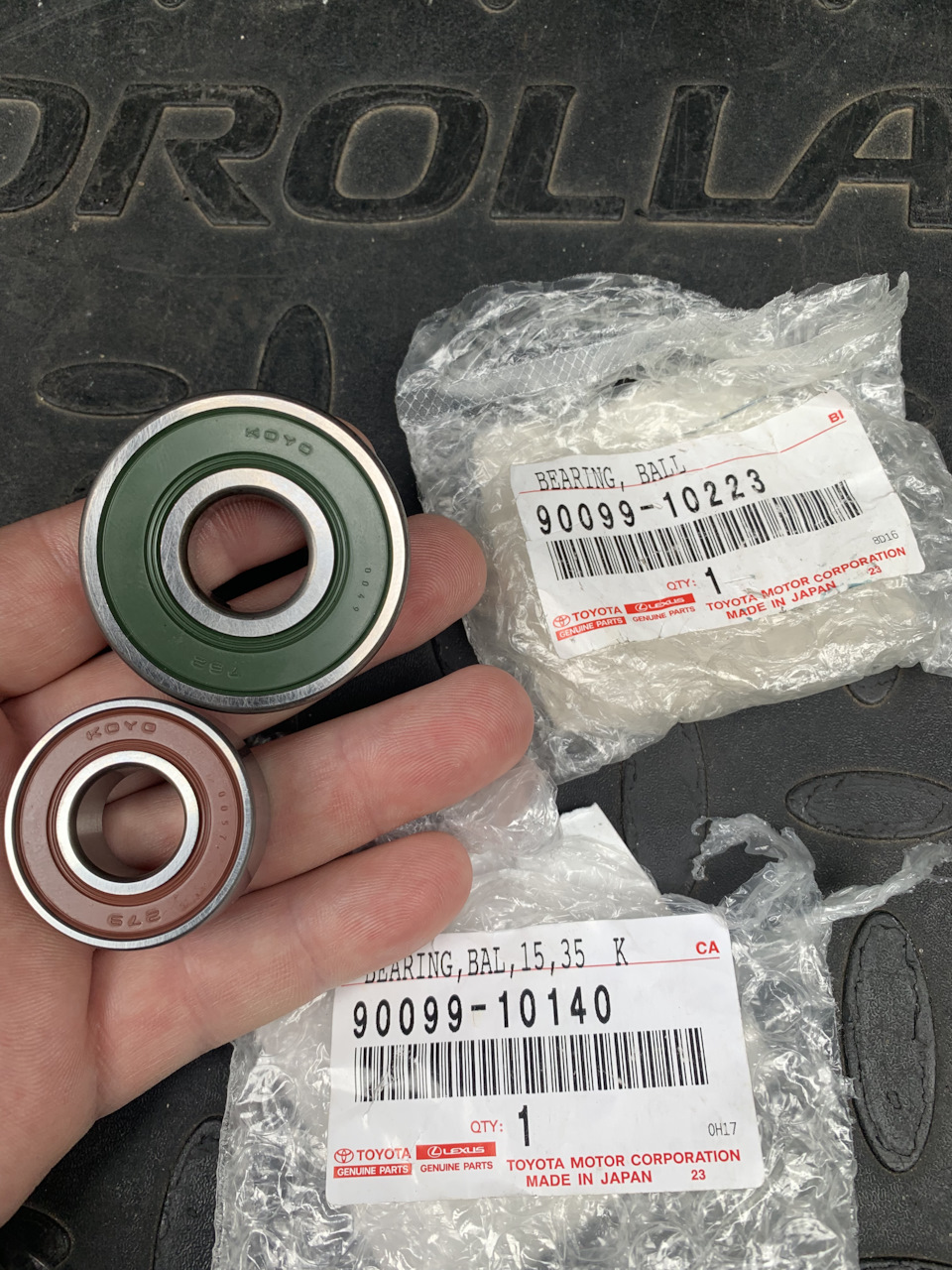 9009910140 Подшипник генератора TOYOTA LEXUS | Запчасти на DRIVE2