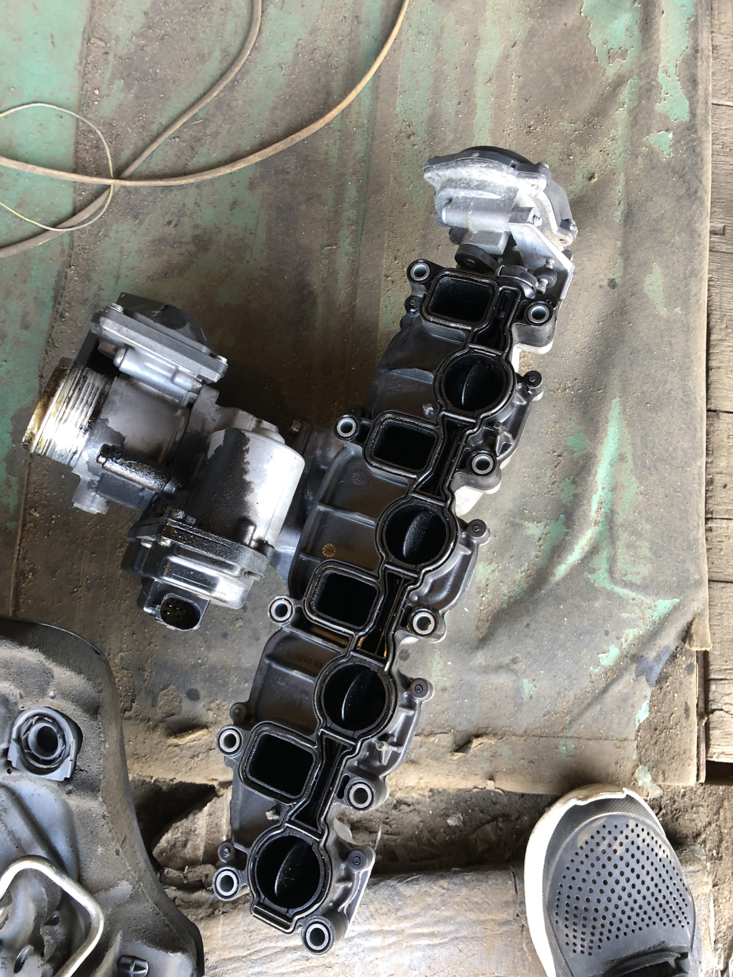 ТО 288000 + Замена впускного коллектора, ошибка P2009 — Volkswagen ...