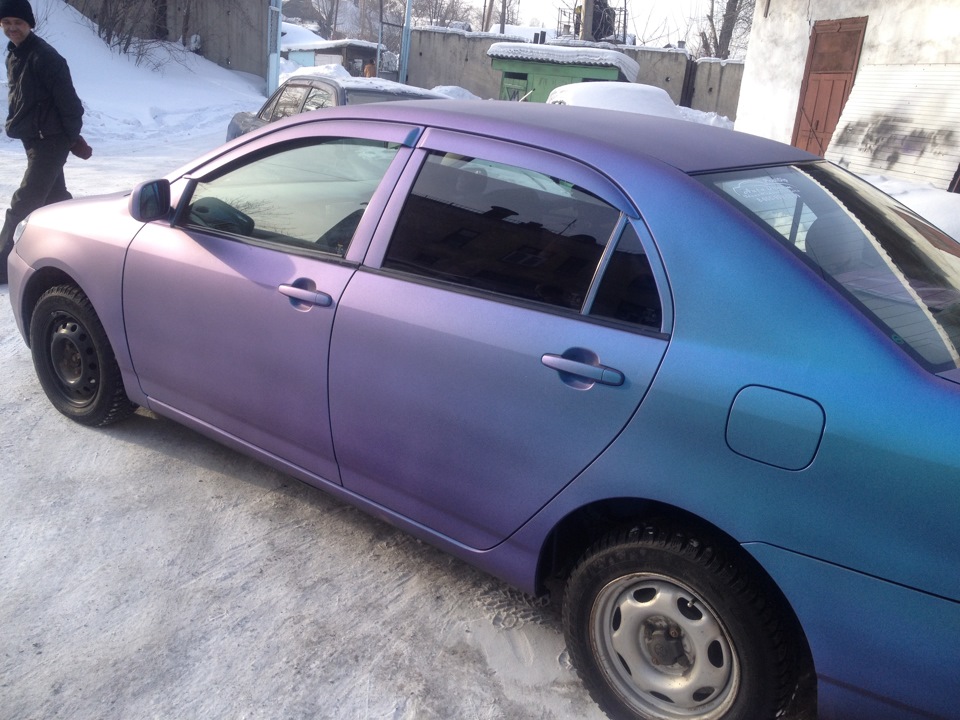 Toyota corolla & Plasti Dip GC-47 Alien Pearl — DRIVE2