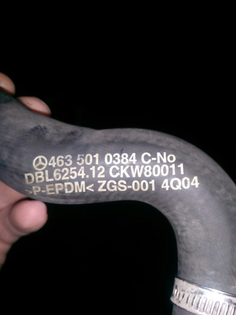 A4635010384 Шланг отопителя Mercedes | Запчасти на DRIVE2