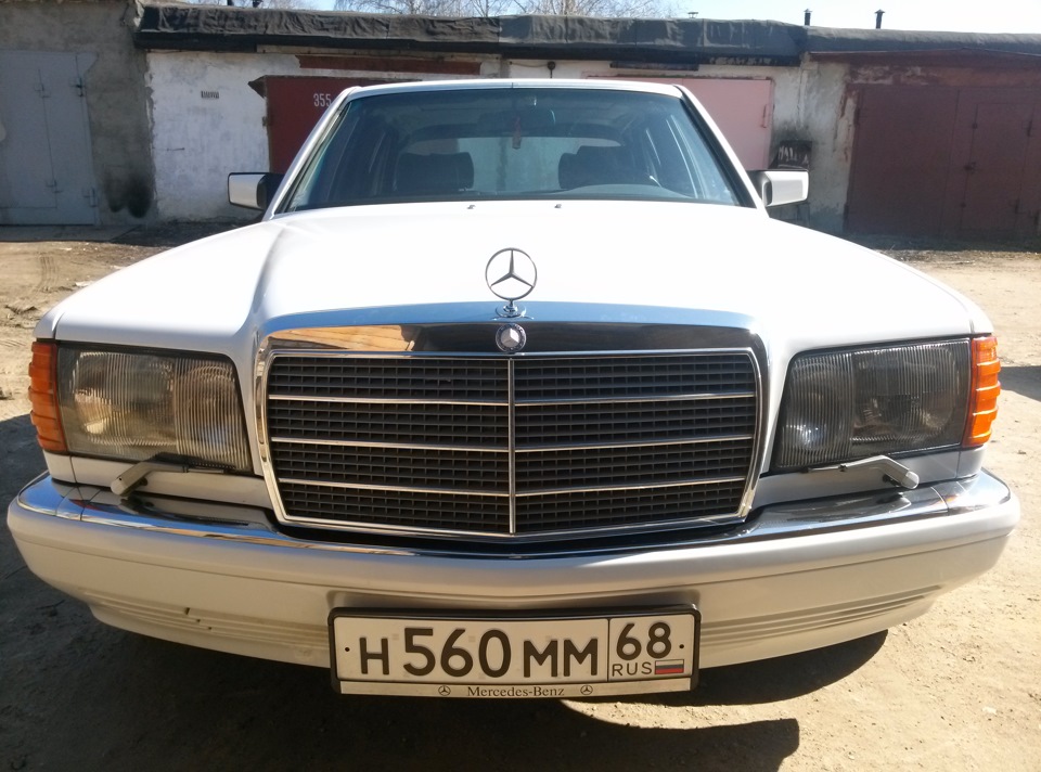ещё пару фоток — Mercedes-Benz S-Class (W126), 5,6 л, 1990 года ...