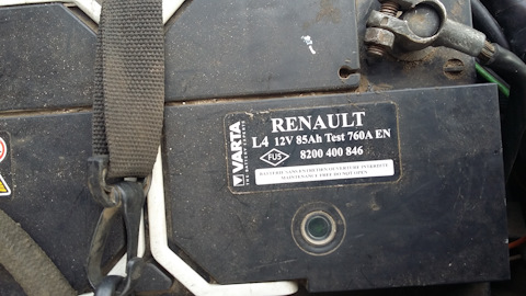 8200400846 Стартерная аккумуляторная батарея RENAULT | Запчасти на DRIVE2