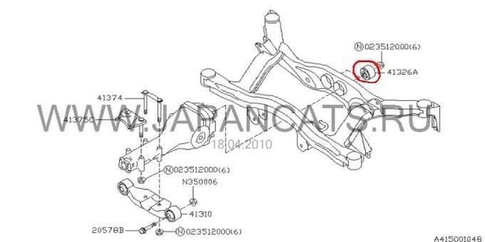 Причина ударов. — Subaru Lancaster (BH), 3 л, 2000 года | поломка | DRIVE2