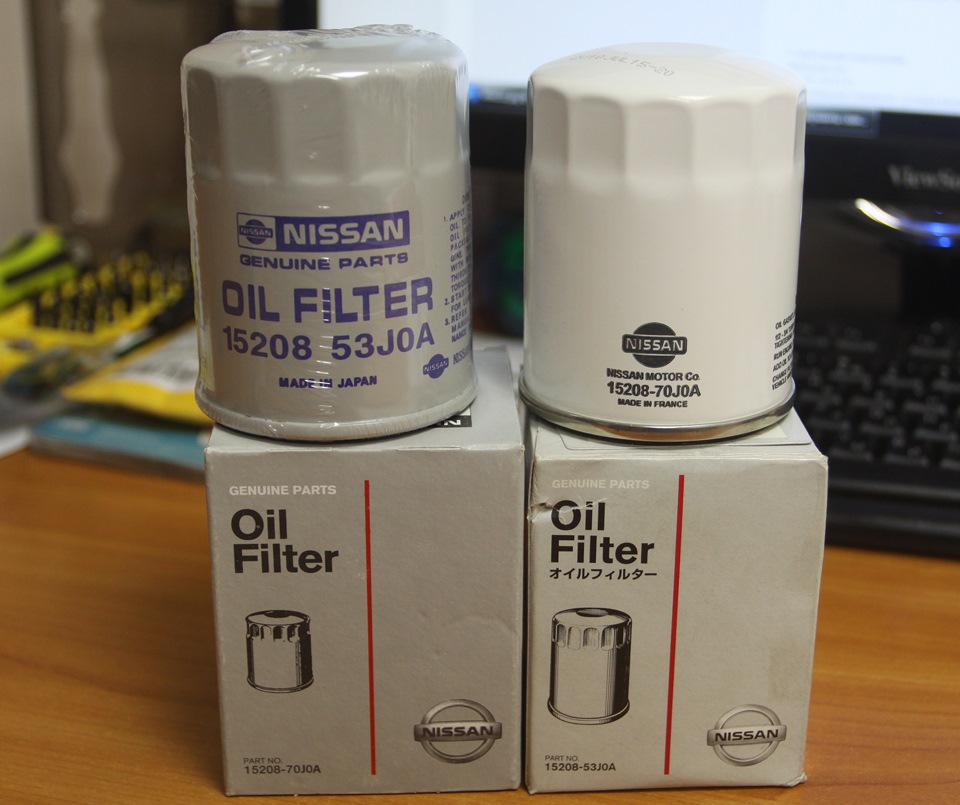 Масляные фильтра для CR14DE и HR16DE — Nissan Note (1G), 1,4 л, 2012 ...
