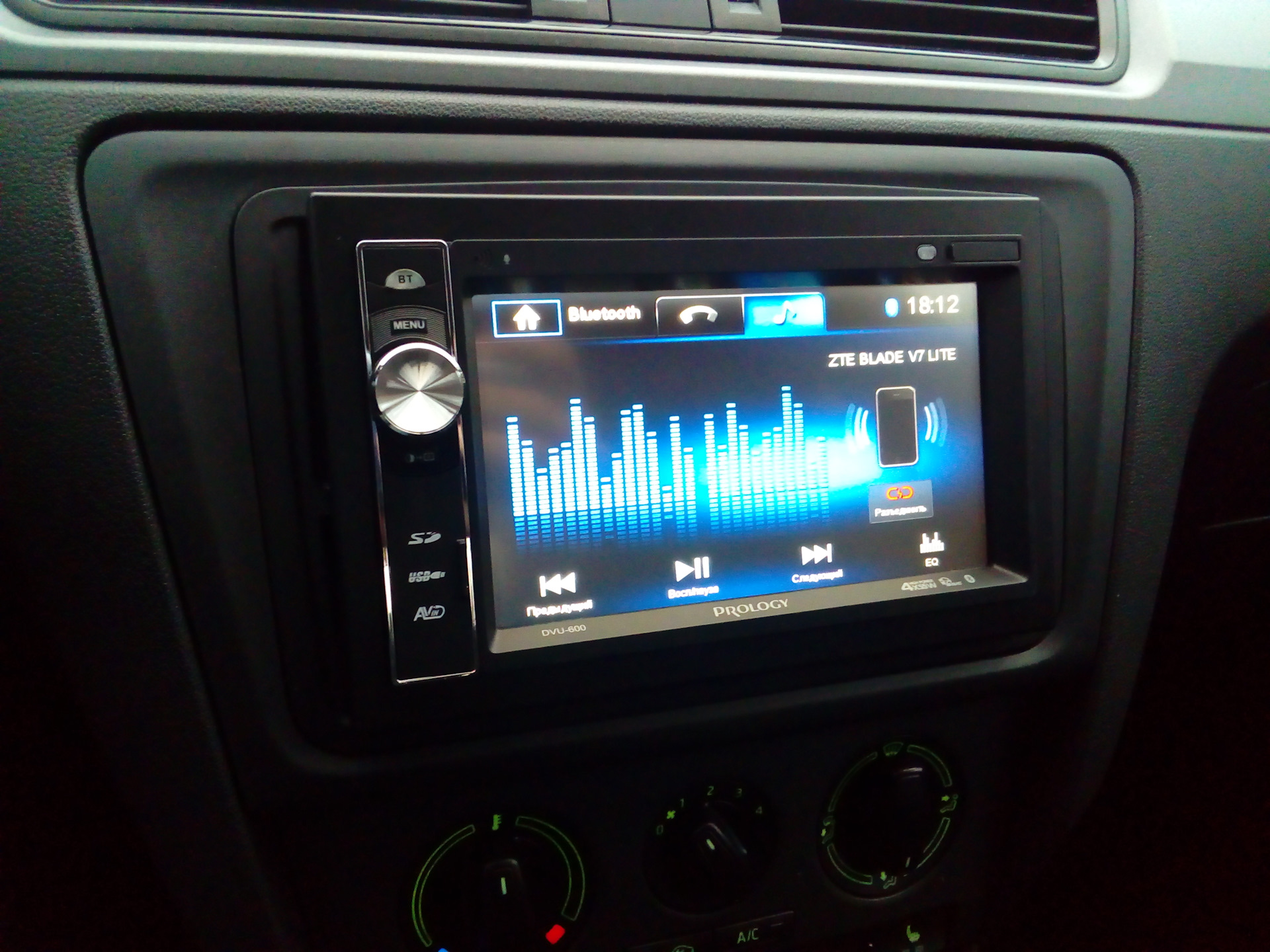 Автомагнитола Prology DVU-600 — Skoda Rapid (1G), 1,6 л, 2016 года | автозвук | DRIVE2