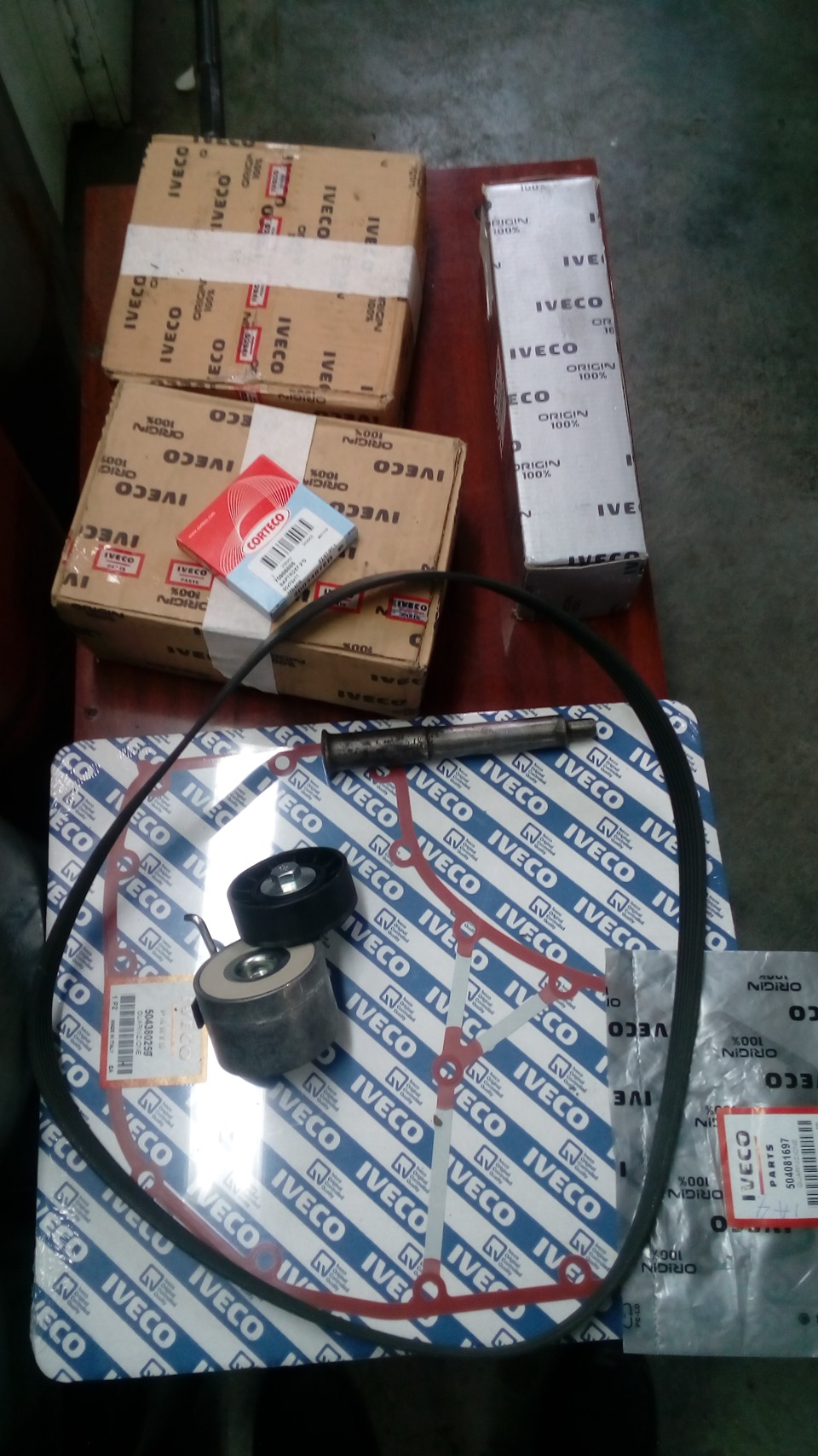 504081697 Прокладка масляного насоса ДВС Iveco | Запчасти на DRIVE2