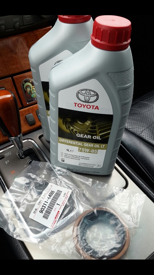 Замена сальника)) — Lexus LS (UCF30), 4,3 л, 2001 года | расходники ...