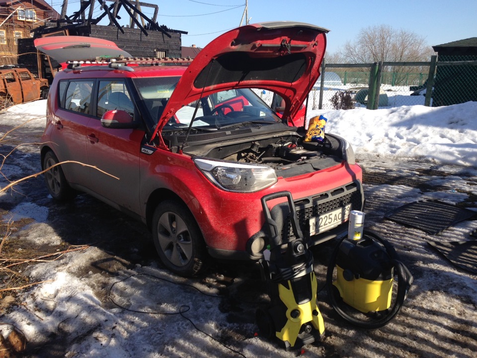 Химчистка сидений — KIA Soul (2G), 1,6 л, 2014 года | мойка | DRIVE2