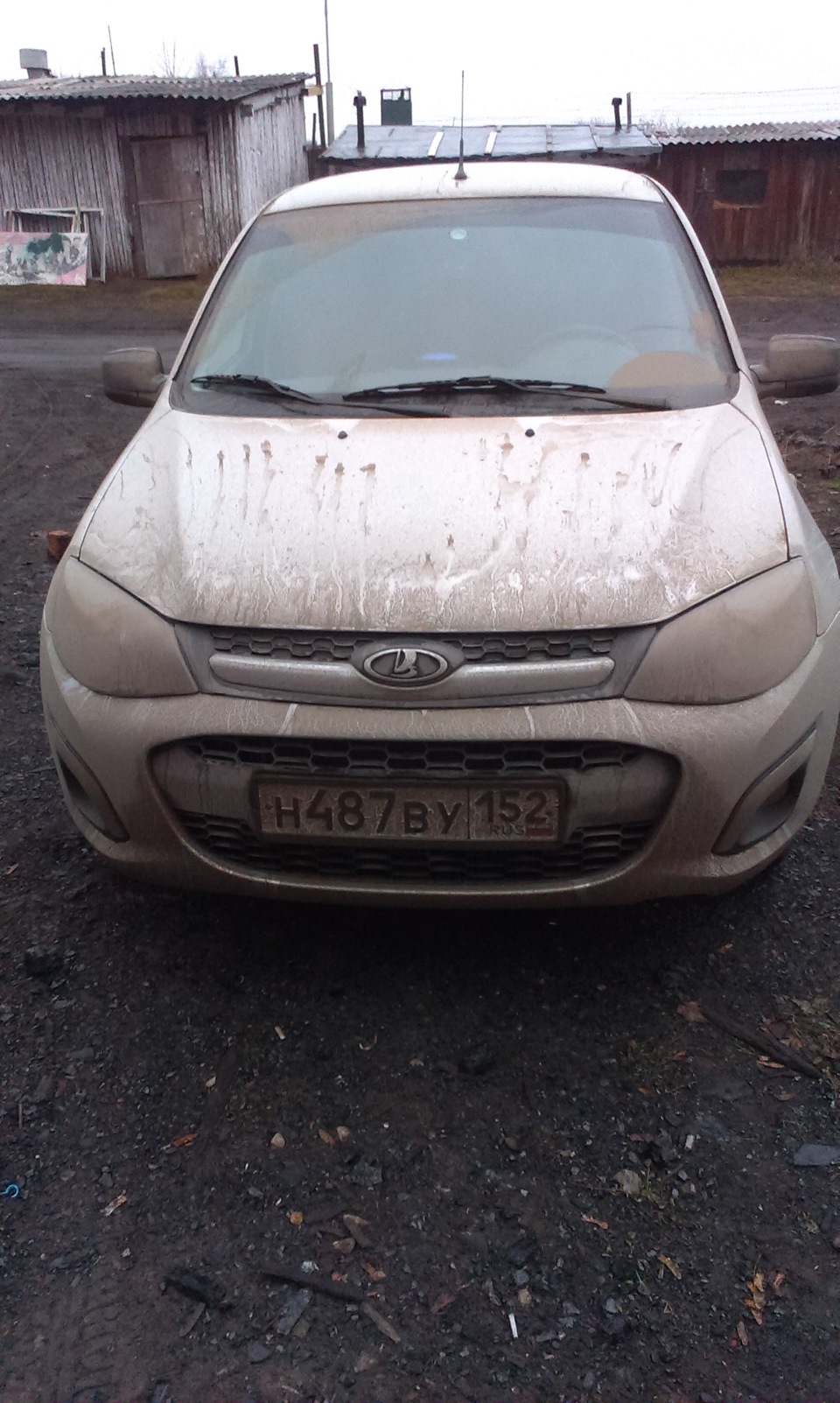 грязнуля) — Lada Калина Хэтчбек (2G), 1,6 л, 2014 года | фотография ...