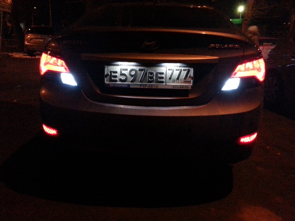 Двойной задний ход — Hyundai Solaris (1G), 1,4 л, 2011 года | стайлинг ...