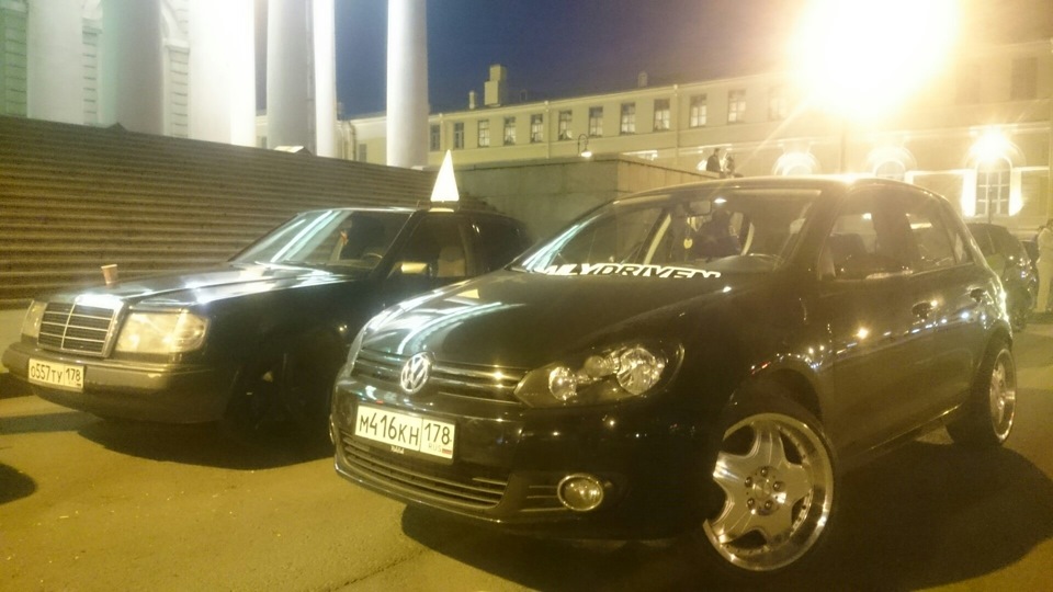 Пара фоток этого чуда в стиле Donk :) — Volkswagen Golf Mk6, 1,2 л ...