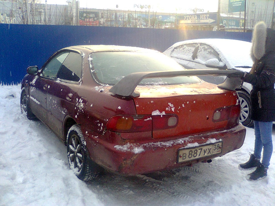 Примерил спойлер — Honda Integra (DB6-DB9), 1,6 л, 1994 года | тюнинг ...
