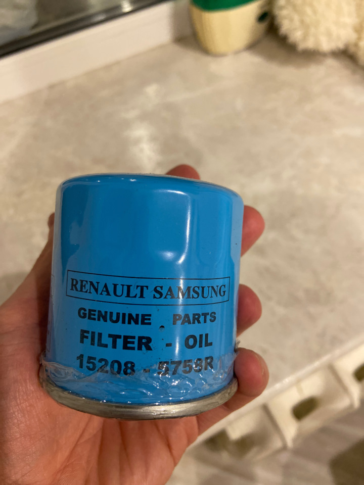 152085758R Фильтр масляный RENAULT | Запчасти на DRIVE2