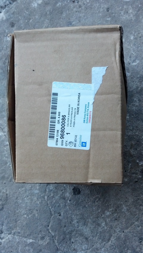 96800086 Тормозной суппорт (восстановленный) GM | Запчасти на DRIVE2