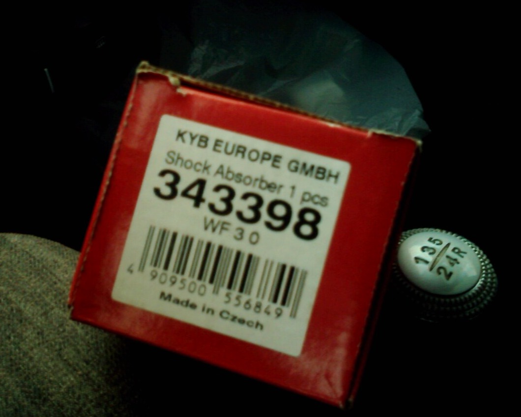 343398 Амортизатор задний (левый/правый). Серия Excel-G KYB | Запчасти ...