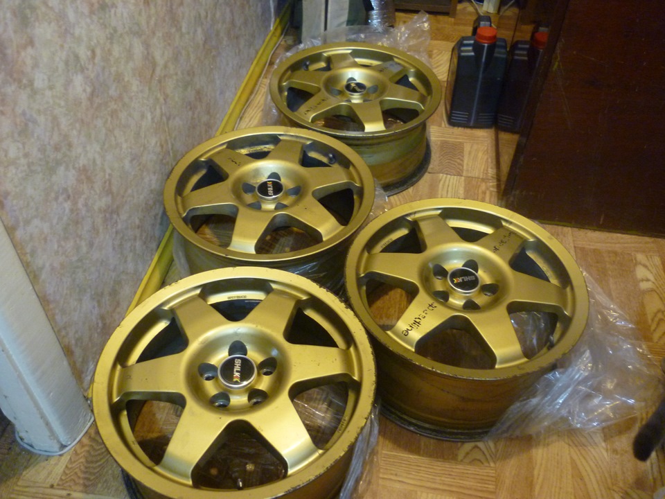 Прощяй серое литьё GC, привет Золото Speedline PREO-R — Subaru Forester ...