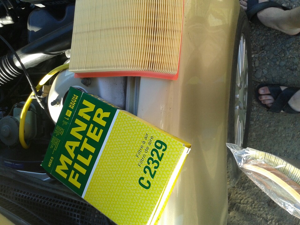 Фильтр воздушный — Honda City (3G), 1,5 л, 2000 года | плановое ТО | DRIVE2