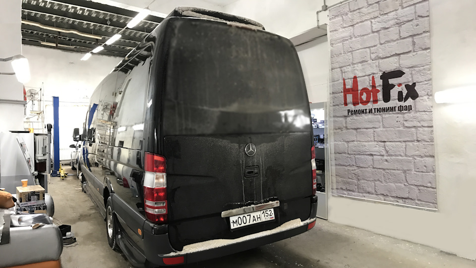 Mercedes Sprinter — Би-ксеноновые линзы 3'' — HotFix на DRIVE2
