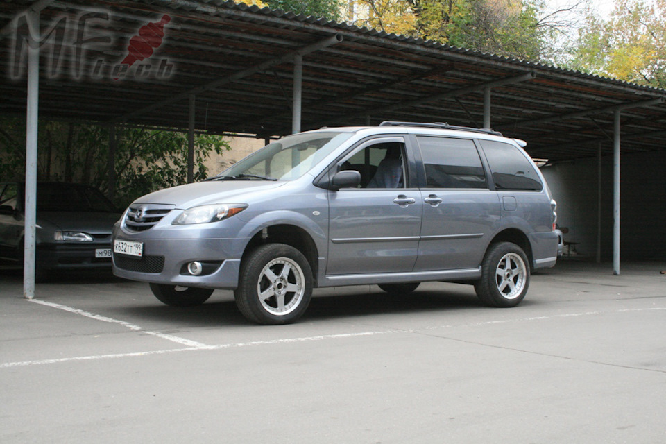 MPV на пневме. — Mazda MPV II, 3 л, 2005 года | тюнинг | DRIVE2