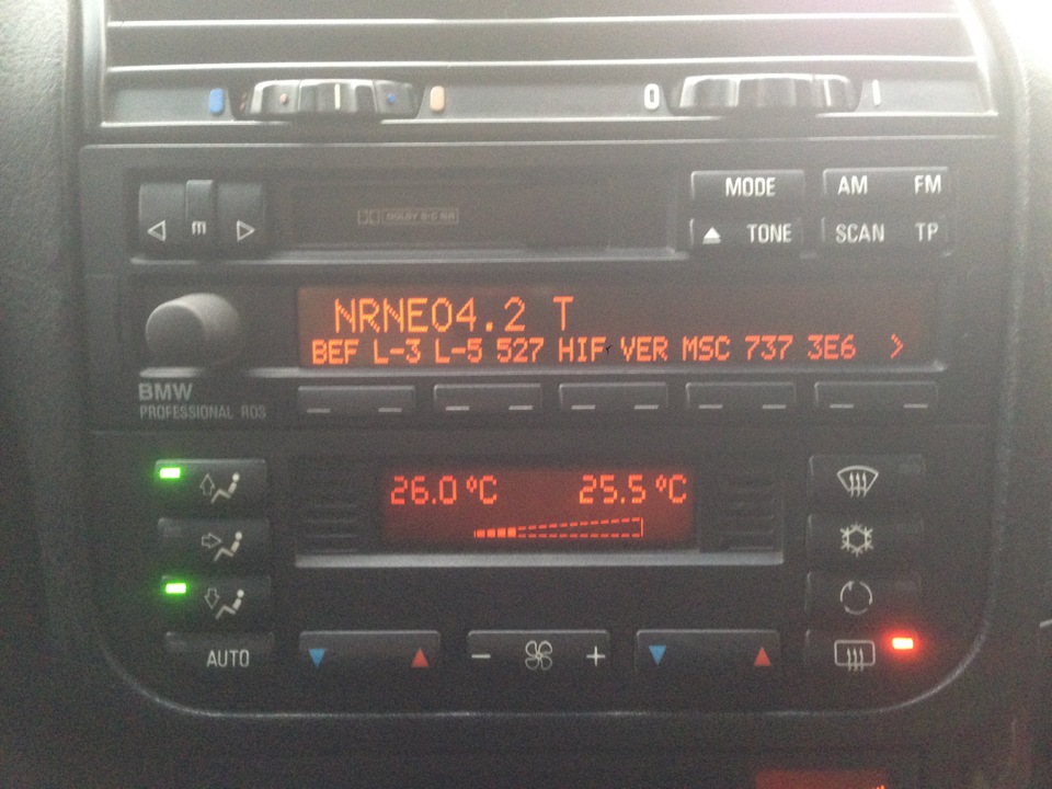 Bmw professional RDS (BECKER 2450) — BMW 3 series (E36), 2,5 л, 1994 ...