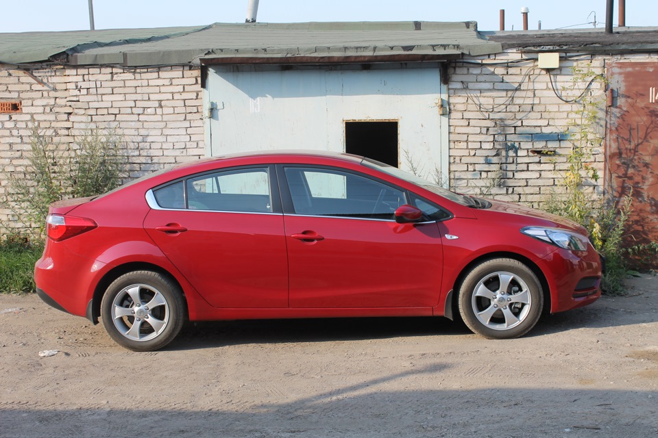 Установка хромированных молдингов. — KIA Cerato (3G), 1,6 л, 2013 года ...