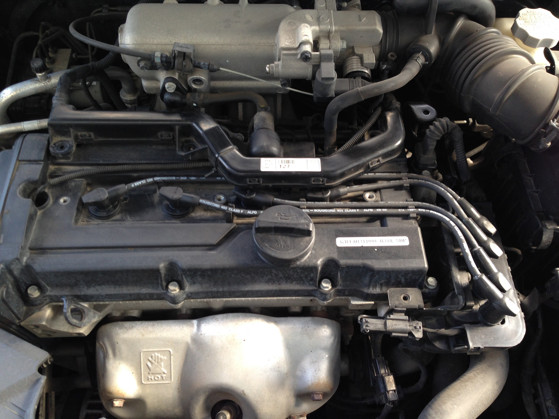 Замена ВВпроводов и свечей — KIA Rio (2G), 1,4 л, 2010 года | запчасти ...