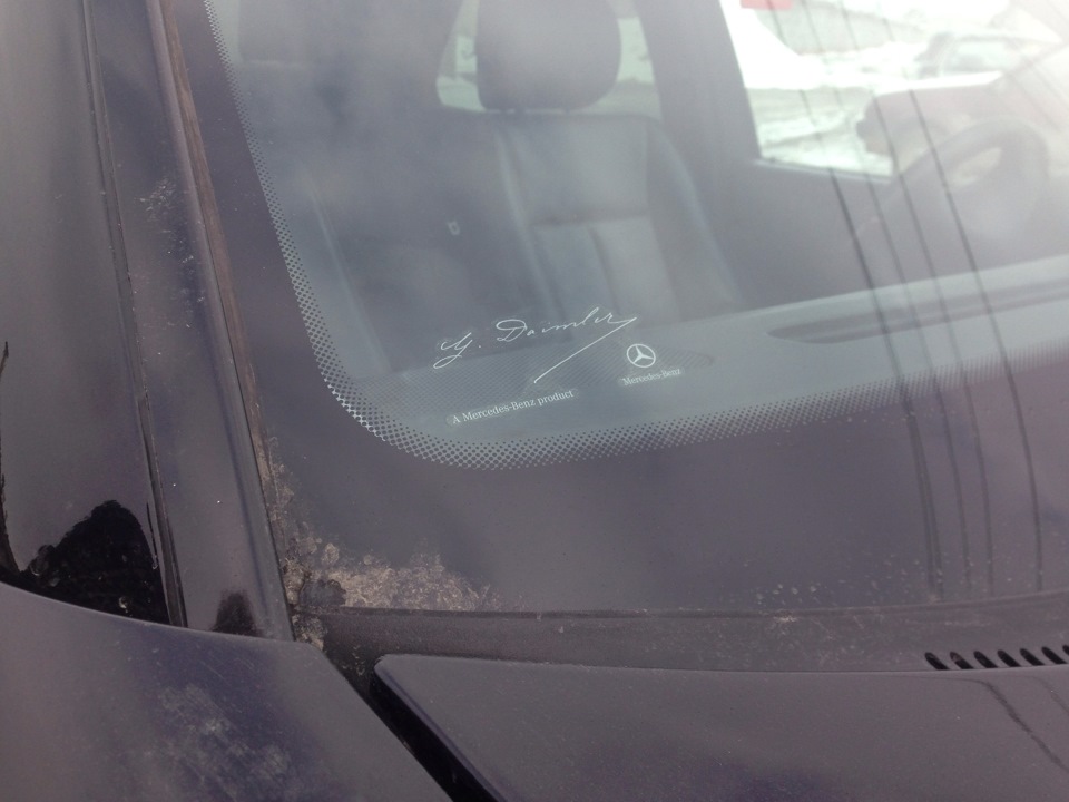 Заветная наклеечка — Mercedes-Benz E-Class (W210), 3,2 л, 2000 года ...