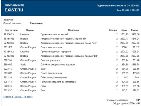5031F2 Опора амортизатора переднего и подшипник PSA 208, 301, C3 (A51 ...