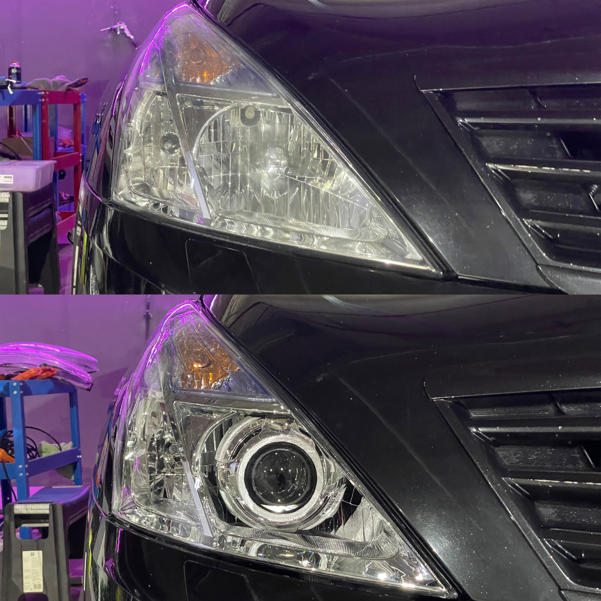 Nissan Teana — Светодиодные би-модули — HotFix на DRIVE2