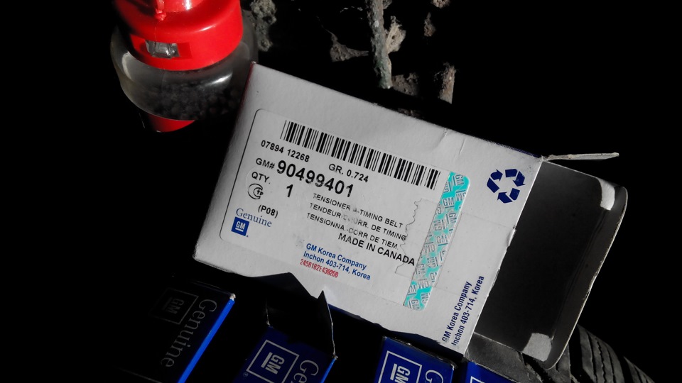 03. Замена ремня ГРМ и генератора, натяжного ролика. — Chevrolet Aveo ...