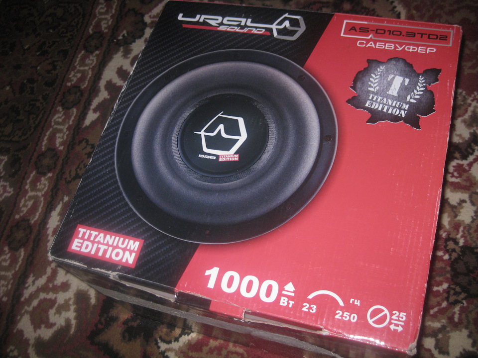 саб ural as-d10.3td2 titanium edition — DRIVE2