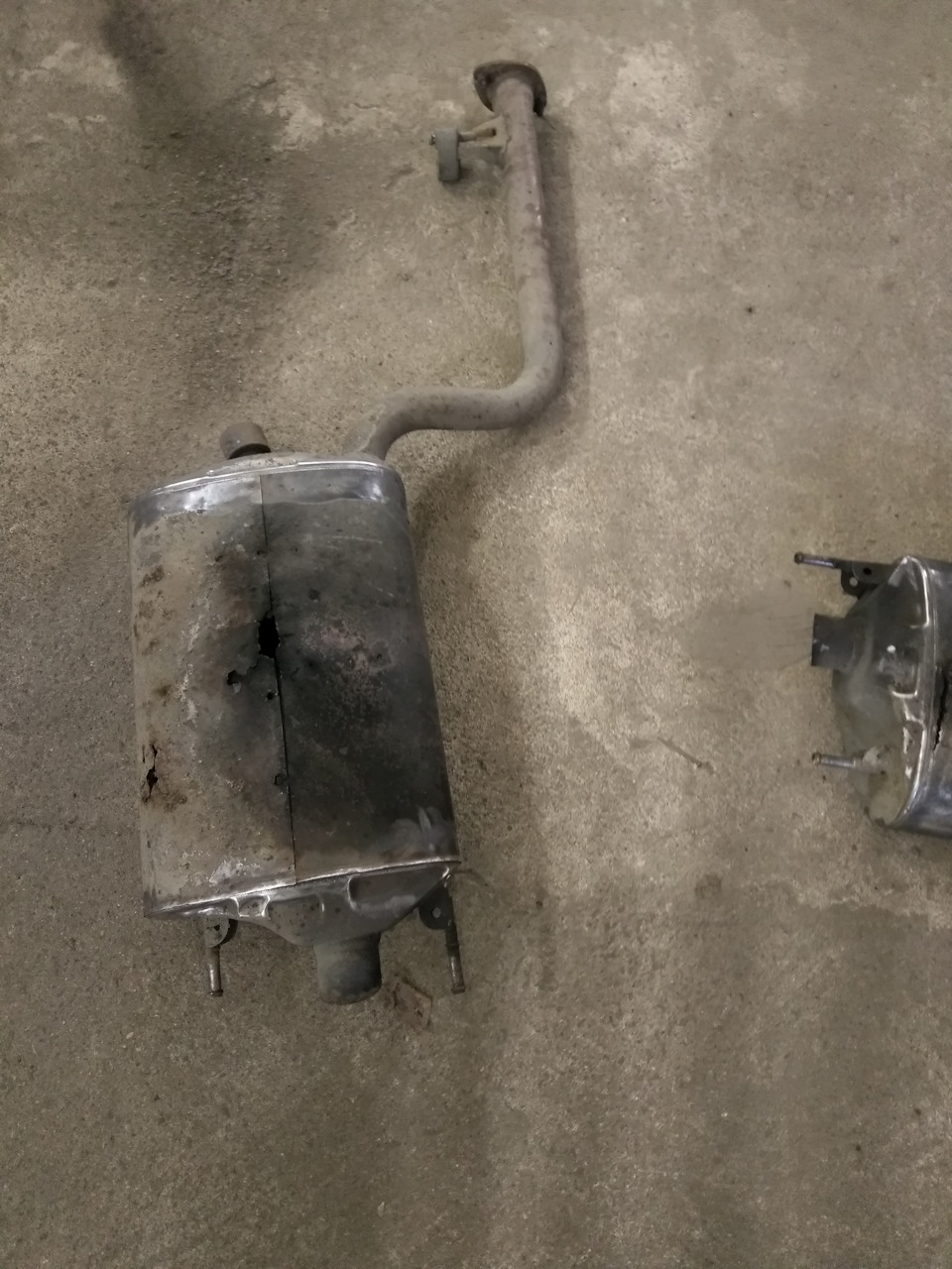 Приведение в порядок ч.2 (глушитель) — Lexus LS (USF40/41), 4,6 л, 2007 ...