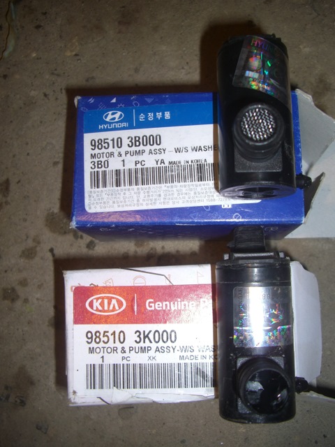 985103K000 Насос стеклоомывателя KIA HYUNDAI | Запчасти на DRIVE2