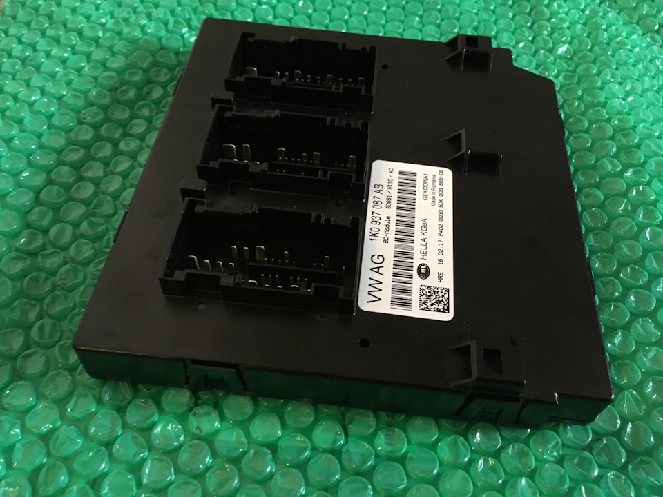 Блок BCM — 1K0 937 087 AB — Skoda Octavia A5 Mk2, 1,6 л, 2011 года ...