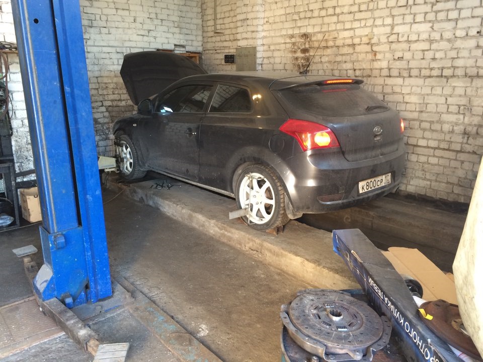 Развал схождения и моечка — KIA Pro_Ceed (1G), 1,6 л, 2008 года | визит ...