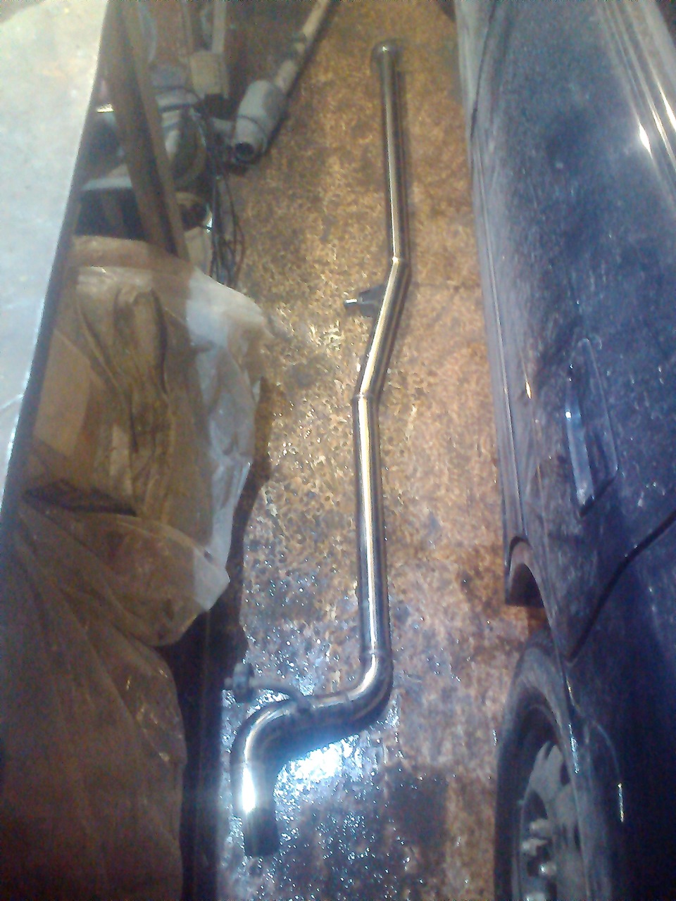 Установка нового выхлопа ч2 — Subaru Legacy (BC/BJ/BF), 1,8 л, 1993 ...