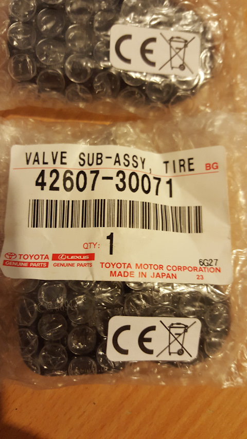 4260730071 Датчик давления в шине (TPMS sensor) TOYOTA LEXUS | Запчасти ...