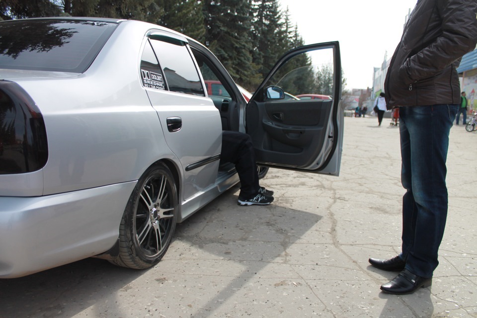 Новые колеса для акцентика ;) — Hyundai Accent (2G), 1,5 л, 2006 года ...