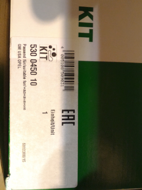 530045010 Комплект ремня ГРМ INA | Запчасти на DRIVE2