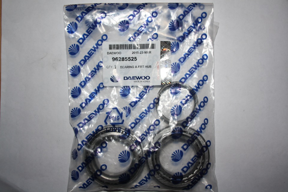 Подшипник передней ступицы Daewoo Matiz — Daewoo Matiz (M100/M150), 0,8 ...