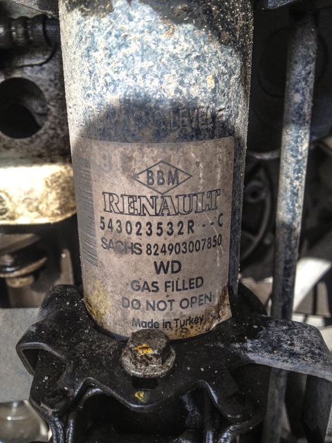 543023532R Амортизатор пер RENAULT | Запчасти на DRIVE2