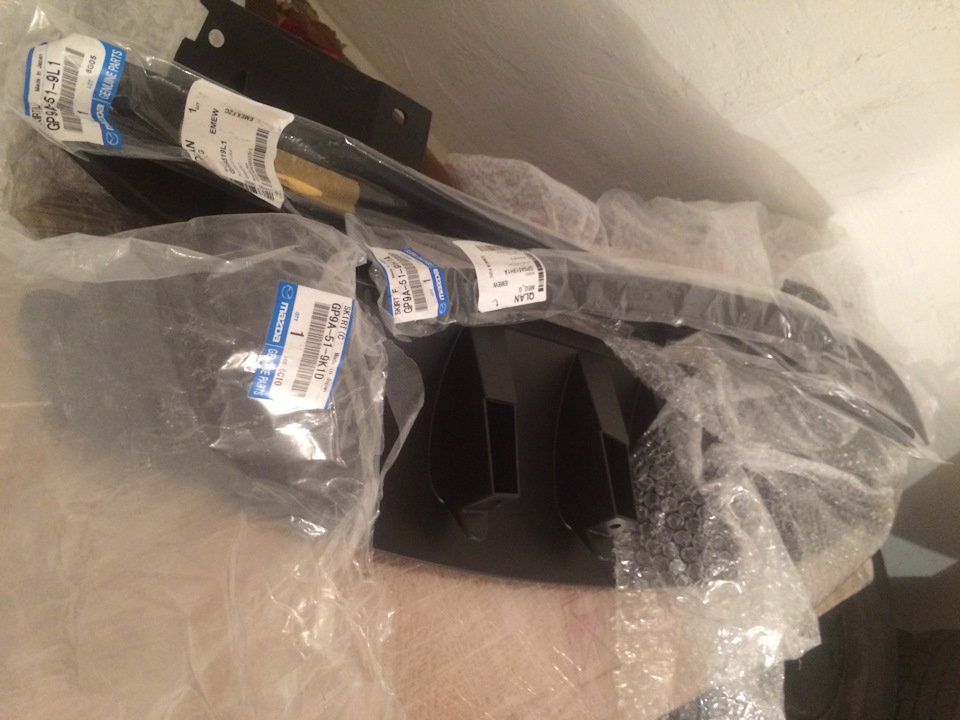 Замена подкрылок + юбка бампера — Mazda 6 MPS, 2,3 л, 2007 года ...