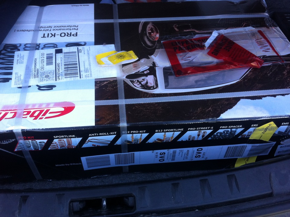 пружины Eibach pro-kit — BMW M3 Coupe (E92), 4 л, 2010 года | стайлинг ...