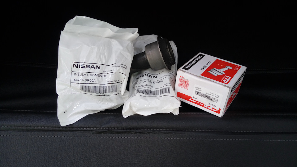 Замена салентов подрамника и шаровой — Nissan X-Trail II (t31), 2,5 л ...