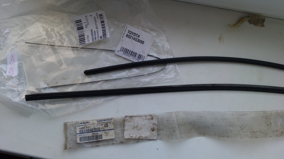 Замена резинок в щетках Denso hybrid — Subaru Legacy Outback (BE, BH ...