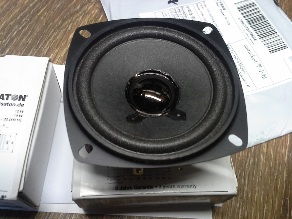 Фронтальные динамики Visaton FR 8 — Jeep Grand Cherokee (WJ), 2,7 л ...