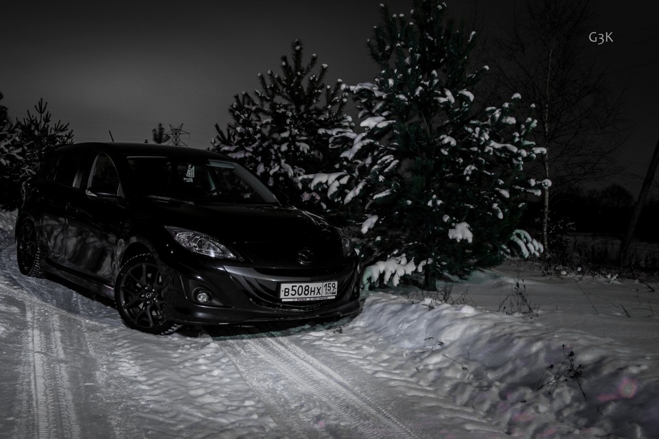 Фотосессия Черной Мамбы) — Mazda 3 MPS (2G), 2,3 л, 2012 года ...