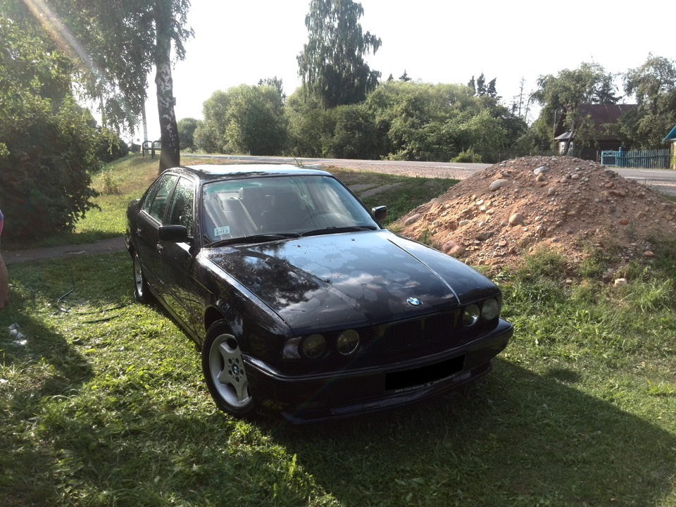 Первый раз помылись после полировки) — BMW 5 series (E34), 2,5 л, 1993 ...