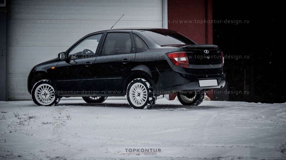 Спойлер для Лада Гранта TOPKONTUR GS1 — Сообщество «VAZ.EE» на DRIVE2