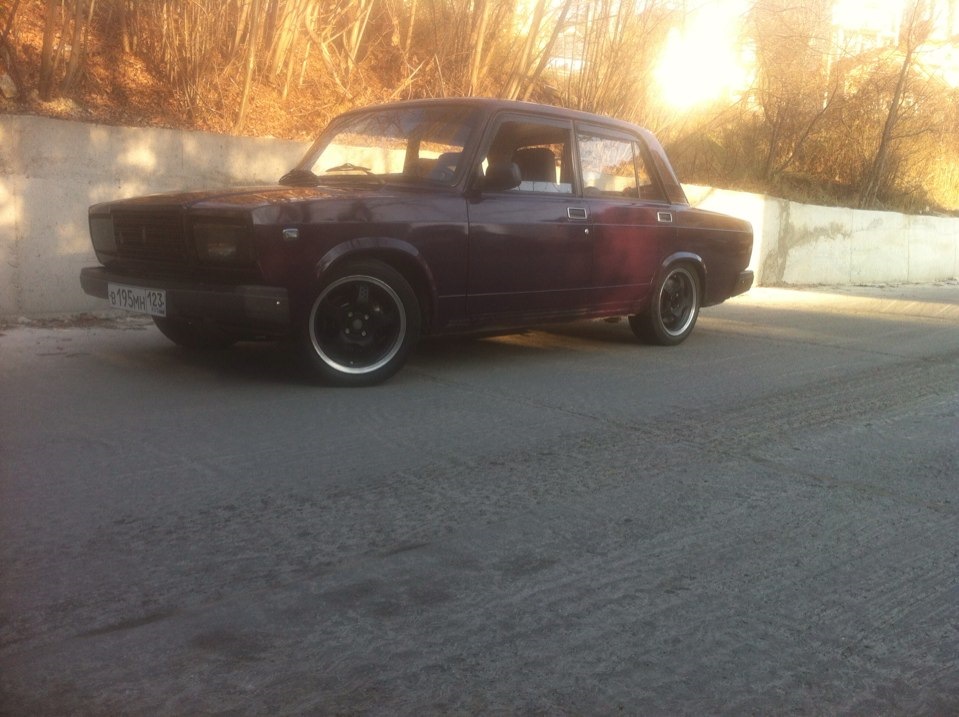 На колесах! — Lada 2107, 1,6 л, 2004 года | колёсные диски | DRIVE2